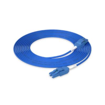 China Duplex armored fiber optic patch cord，Duplex Armored Fiber Optic Patch Cord Dual Core Rugged Fiber Cable LC SC FC ST Connector PVC LSZH Jacket for Industrial Data Network for sale