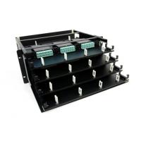 China mpo to mpo patch panel，MPO to MPO Fiber Patch Panel High Density Rack Mount Fiber Optic Distribution Panel Modular Cable Management for Data Center Telecom Network for sale