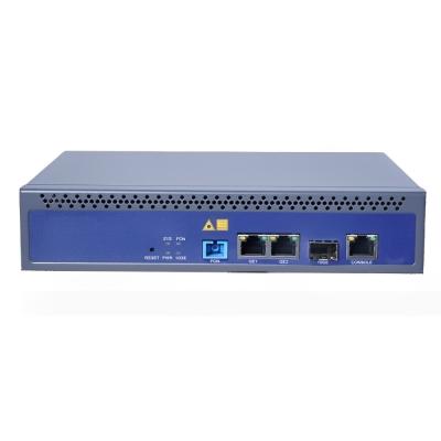China Single port GPON OLT，1 Port GPON OLT Optical Line Terminal 2.5Gbps Downstream 1.25Gbps Upstream Supports 32 ONUs for FTTH Access Networks for sale