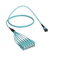 China Polarization Maintaining PM MPO Fiber Patch Cord Low Insertion Loss 0.25dB High Return Loss 55dB for sale