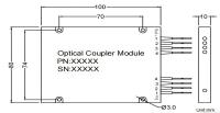 China 1550nm 4x4 PM FBT Coupler 25:25:25:25 Low Insertion Loss Polarization Maintaining Fiber Splitter for sale
