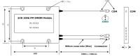 China 2CH 1310nm PM DWDM Mux Demux 200G O Band Polarization Maintaining Module for sale