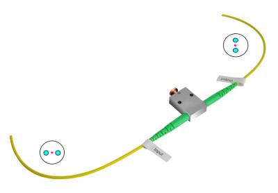 China Polarization Maintaining MVOA PM Variable Optical Attenuator 1310nm 1550nm 60dB Range High Precision for sale