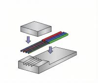 China High Precision 2D PM Fiber Array Matrix Quartz Silicon for For WSS OXC MEMS Switch for sale