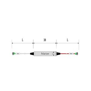 China High Extinction Ratio PM Fiber Polarizer 1310nm 1550nm In-Line Polarization Maintaining for sale