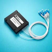 China Low Loss Optical PLC Splitter 1xN 2xN for FTTX PON Networks 1260-1650nm for sale