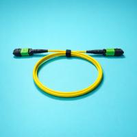 China Polarization Maintaining PM MPO Branch Patch Cord Low Insertion Loss Breakout Fiber Optic Cable for sale