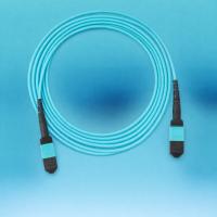 China No Contact MPO Patch Cord Female MPO 40G 100G 400G High Density Optical Connectivity for sale
