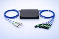 China 2x1x4 PM PLC Splitter Polarization Maintaining Fiber Splitter 1260nm 1650nm Low Insertion Loss for sale