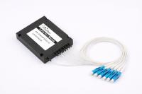 China 2x1x4 PM PLC Splitter Polarization Maintaining Fiber Splitter 1260nm 1650nm Low Insertion Loss for sale
