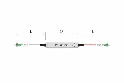 China In Line Fiber Polarizer 1310nm 1550nm High Extinction Ratio Low Insertion Loss Optical Instrument for sale
