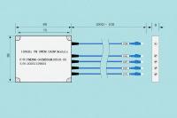 China PM DWDM Dense Wavelength Division Multiplexer 100GHz 200GHz ITU Grid C11-C64 2CH 4CH 8CH 16CH for sale