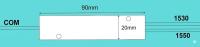 China Filter Based FWDM Multiplexer 1260-1620nm 1310nm 1550nm for Optical Transmission CATV Fiber Networks for sale