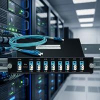China O-Band WDM Multiplexer 1260-1360nm LWDM MWDM DWDM 2CH 4CH 8CH 12CH 16CH with 1550nm Monitor Port for sale