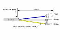 China High Isolation Reflective WDM 1310nm 1550nm LC UPC Wavelength Division Multiplexer 50dB Isolation for sale