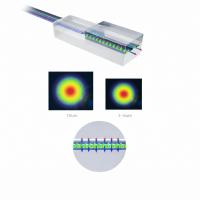 China Polarization Maintaining MFD Fiber Array 1 to 32 Channel 1310nm 1550nm for SiPh PIC Coupling for sale