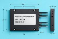 China 4x4 Polarization Maintaining Coupler 1550nm 25:25:25:25 Split Ratio PM Fiber for EDFA for sale