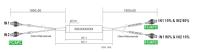 China Corning Panda Fiber 2x2 PM Coupler 1550nm 10/90 Splitting Ratio High ER 22dB FC/APC Low IL Custom for sale