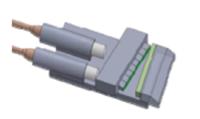 China High Speed Optical FA Receptacle Isolator Collimator MT FA 100000pcs per Month for sale