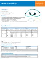 China OEM High Density MPO MTP Trunk Cable 12F 144F 40G 100G Elite Low IL 0.35dB Pre-terminated Fiber Assembly for sale