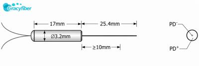 China TAP Photo Detector 1310nm 1550nm Low Dark Current 1.0nA Photodetector for Optical Power Monitoring for sale