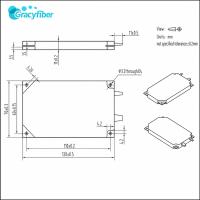 China 48CH 100G PM AAWG MUX DEMUX Metal Module 1525nm-1565nm C Band DWDM Polarization Maintaining for sale
