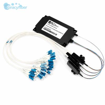 China 48CH 100G PM AAWG MUX DEMUX Metal Module C Band DWDM Flat Top for ROADM Coherent Systems for sale