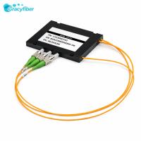 China 1x16 Polarization Maintaining Fiber Coupler PLC Splitter 420-456nm for sale