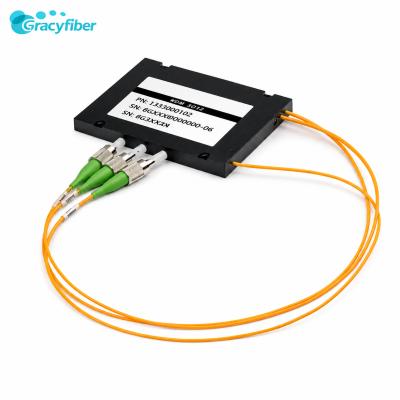 China 1x16 Polarization Maintaining Fiber Coupler PLC Splitter 420-456nm for sale