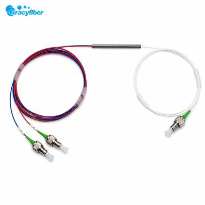 China Polarization Maintaining Fiber Optic Coupler 1x2 2x2 FBT Splitter 1310nm 1550nm for sale