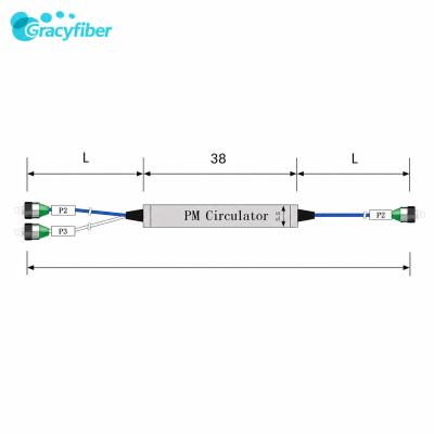 China 3 Port PM Circulator 1064nm 1310nm 1480nm 1550nm 1650nm Low Insertion Loss 300mW for sale