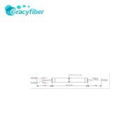 China 1550nm 3 Port Optical Circulator Steel Tube Low Insertion Loss 0.9dB High Isolation 40dB for sale