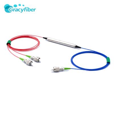 China 1550nm 3 Port Polarization Maintaining Fiber Optic Circulator Low Insertion Loss 0.7dB High Isolation 40dB for EDFA for sale
