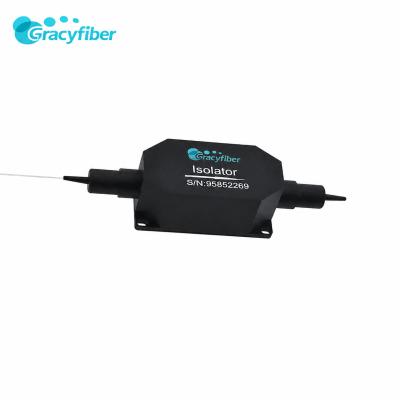 China Polarization Maintaining PM Isolator WDM Hybrid Device 1550nm 1480nm 980nm for EDFA Fiber Laser for sale