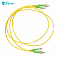 China PM1550nm Polarization Maintaining Patch Cable FC APC 1550nm Low Insertion Loss 0.3dB High Return Loss 55dB for sale