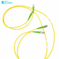 China PM1550nm Polarization Maintaining Patch Cable FC APC 1550nm Low Insertion Loss 0.3dB High Return Loss 55dB for sale