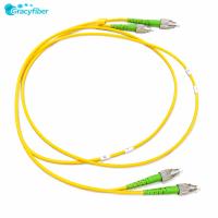 China PM1550 Polarization Maintaining Patch Cable FC APC to FC APC 1550nm Low Insertion Loss 0.3dB for sale