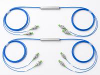 China 1x8 Fiber Optic PLC Splitter 8 Channel Low Insertion Loss 1260-1650nm for FTTH FTTx for sale