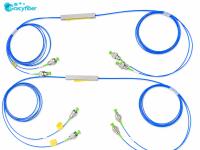 China 1x8 Fiber Optic PLC Splitter 8 Channel Low Insertion Loss 1260-1650nm for FTTH FTTx for sale