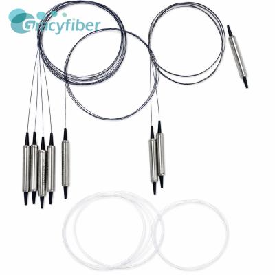 China Panda Fiber PM Coupler 1x2 2x2 Port 1550nm High ER >22dB Low IL Polarization Maintaining Standard Coupler 1/99 to 50/50 Splitting Ratio Custom for sale