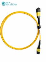 China Polarization Maintaining PM MPO Fiber Patch Cord Low Insertion Loss 0.25dB High Return Loss 55dB for sale
