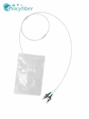 China 2CH SM MM Fiber Array Quartz 127um Pitch 0 Degree Angle Low Insertion Loss 0.3dB 10x2.5x2.5mm for sale