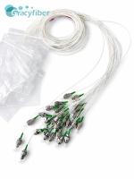 China 2CH Single Mode Fiber Array 250μm Pitch 0° Angle Nufern UHNA7 to G657A2 Spliced FC/APC Low IL 0.3dB for sale