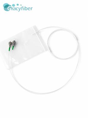 China High-Precision 2-Channel Single/Multimode Fiber Array | 127/250μm Spacing, 0 Degree Flat Angle | Compact FA for Optical Transceivers for sale