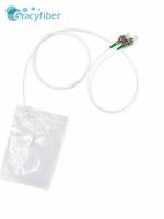 China 1CH SM Fiber Array Quartz Glass 127μm Pitch 8° Angled Polish Corning SMF-28e 0.9mm Tube Low IL <0.3dB FC/APC for sale