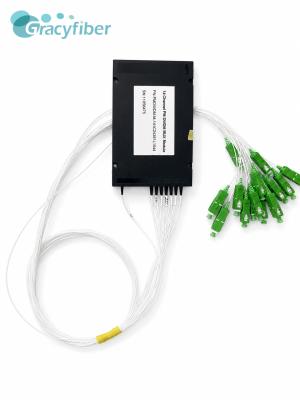 China 16CH DWDM Mux Demux Module 100GHz C-Band 1525-1565nm for Optical Transmission for sale
