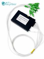 China 8 Channel DWDM Mux Demux 100GHz 200GHz C11 C64 1525 1565nm SMF 28 LC UPC Custom for sale