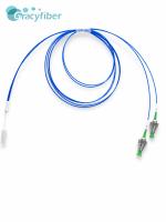 China Ultra-Thin 1-Channel Polarization Maintaining Fiber Array PM1550 0.9mm Tube FC/APC Low IL ≤0.3dB for sale