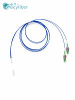 China 16CH PM Fiber Array 127μm Pitch 0° Flat Quartz Block PM1550 Slow Axis Key High ER 25dB for sale