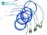 China 1CH PM Fiber Array 0 Degree Ultra Thin 8x2.5x0.753mm Quartz Block Corning PM1550 Slow Axis Key High ER 25dB PMFA Gracyfiber for sale